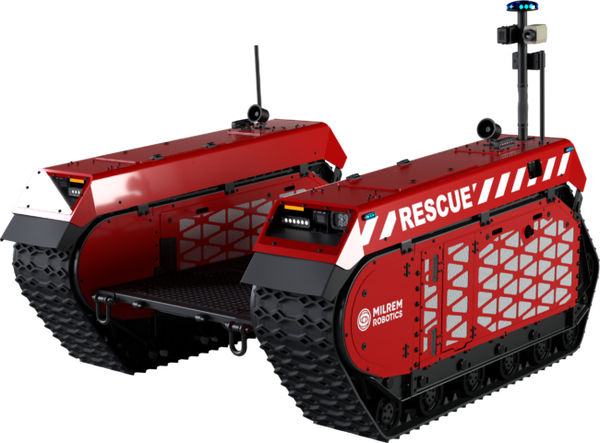 Milrem Robotics и InnoVfoam готовят пожарные робоплатформы Milrem Robotics и InnoVfoam готовят пожарные робоплатформы